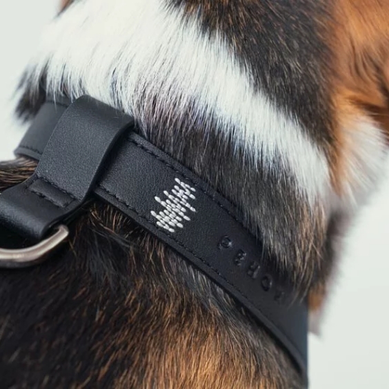 PEHOM｜緩壓胸背帶 - 黑米 - J'Tails Select小捲尾選品